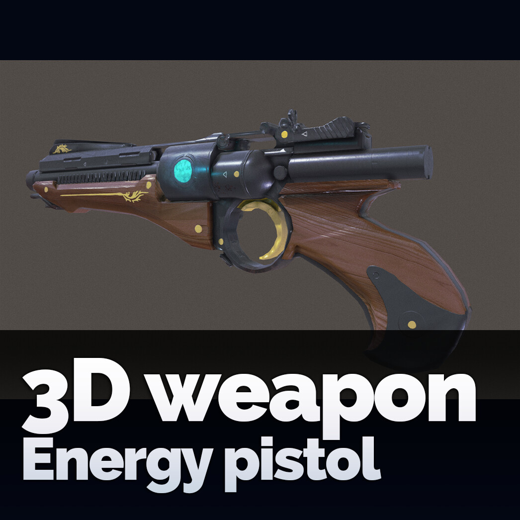ArtStation - Energy Pistol