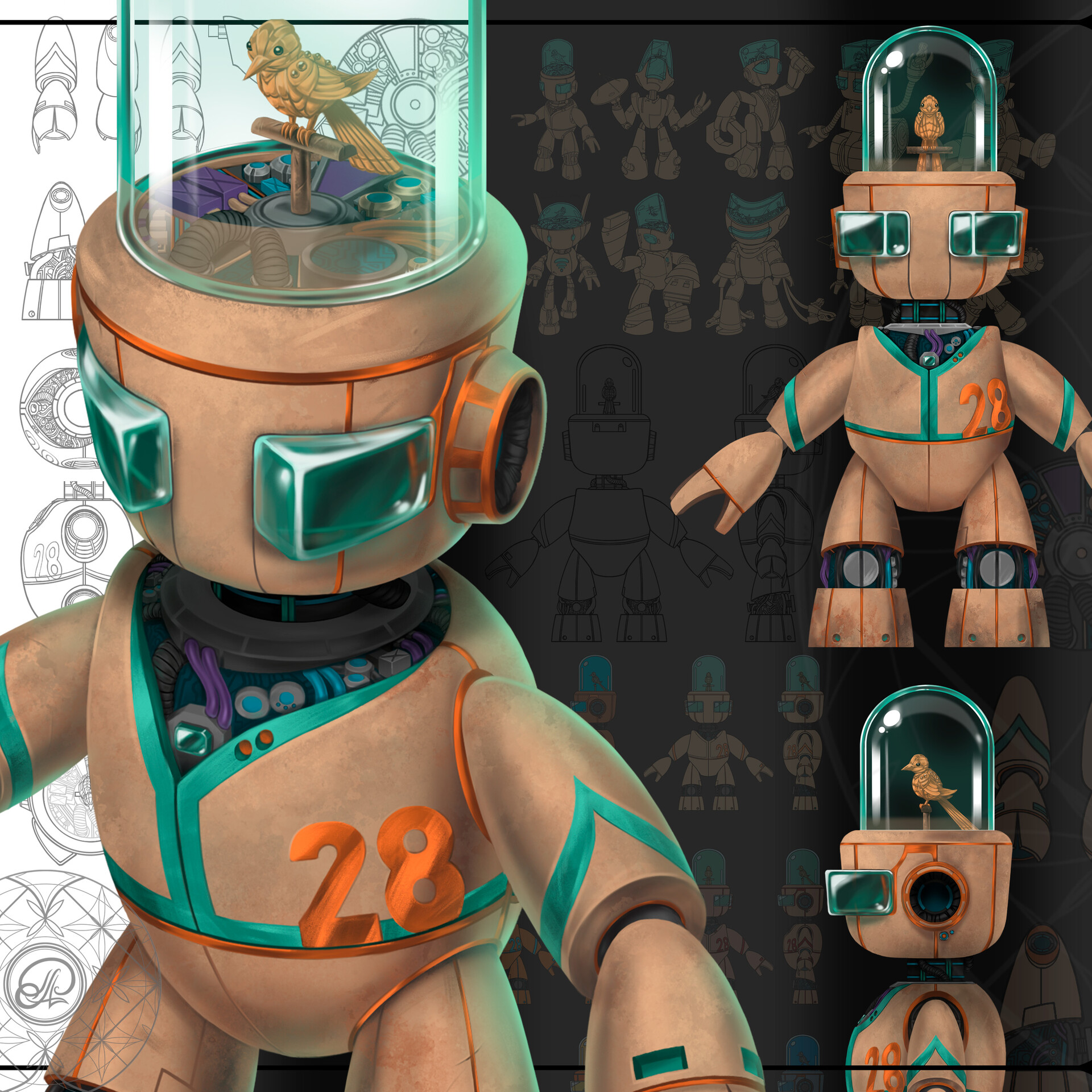 ArtStation - "The robot assistant - МИ-28"