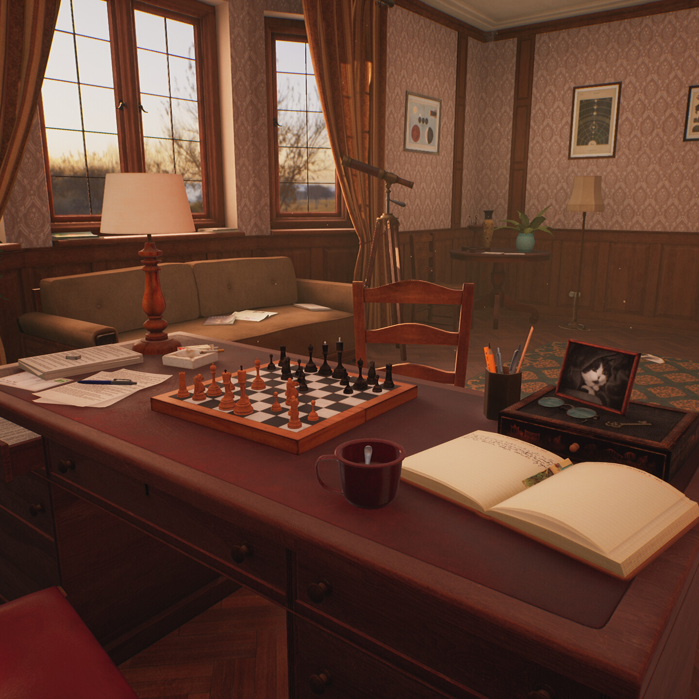 ArtStation - Study Room, Unreal Engine.