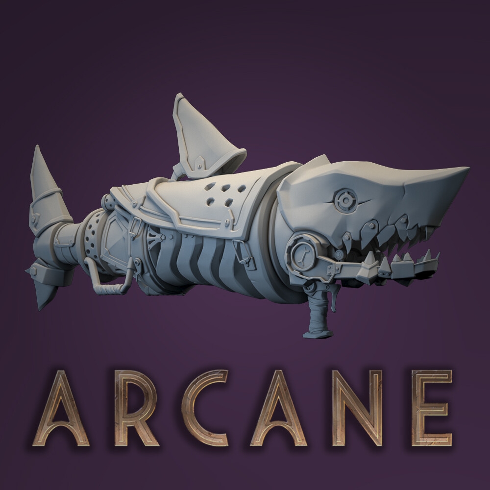 ArtStation - ARCANE - Fishbones Jinx