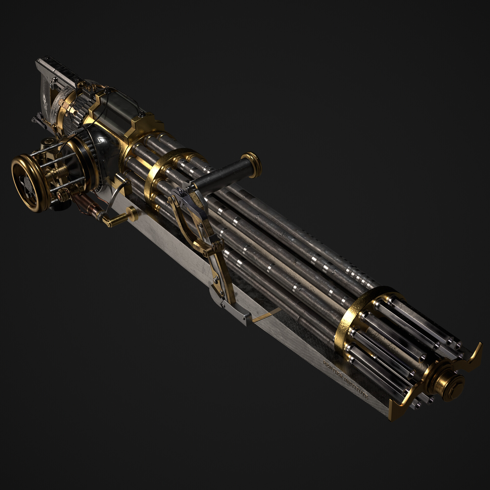 ArtStation - Gatling Gun