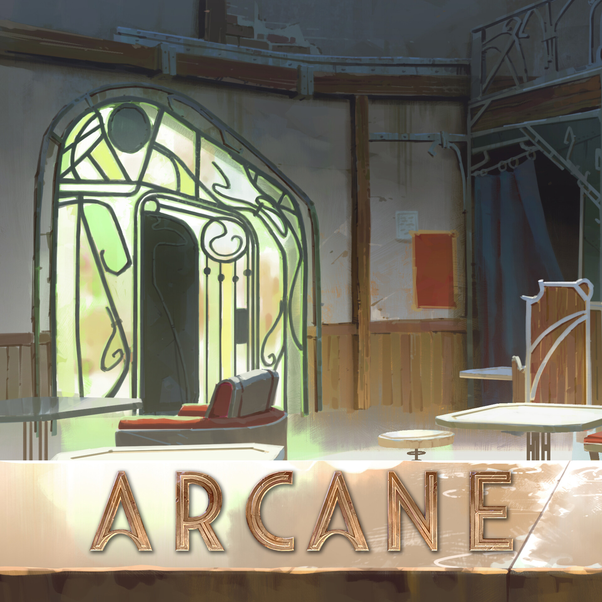ArtStation - ARCANE Matte Painting