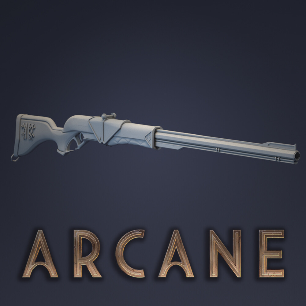 ArtStation - ARCANE - Caitlyn Rifle