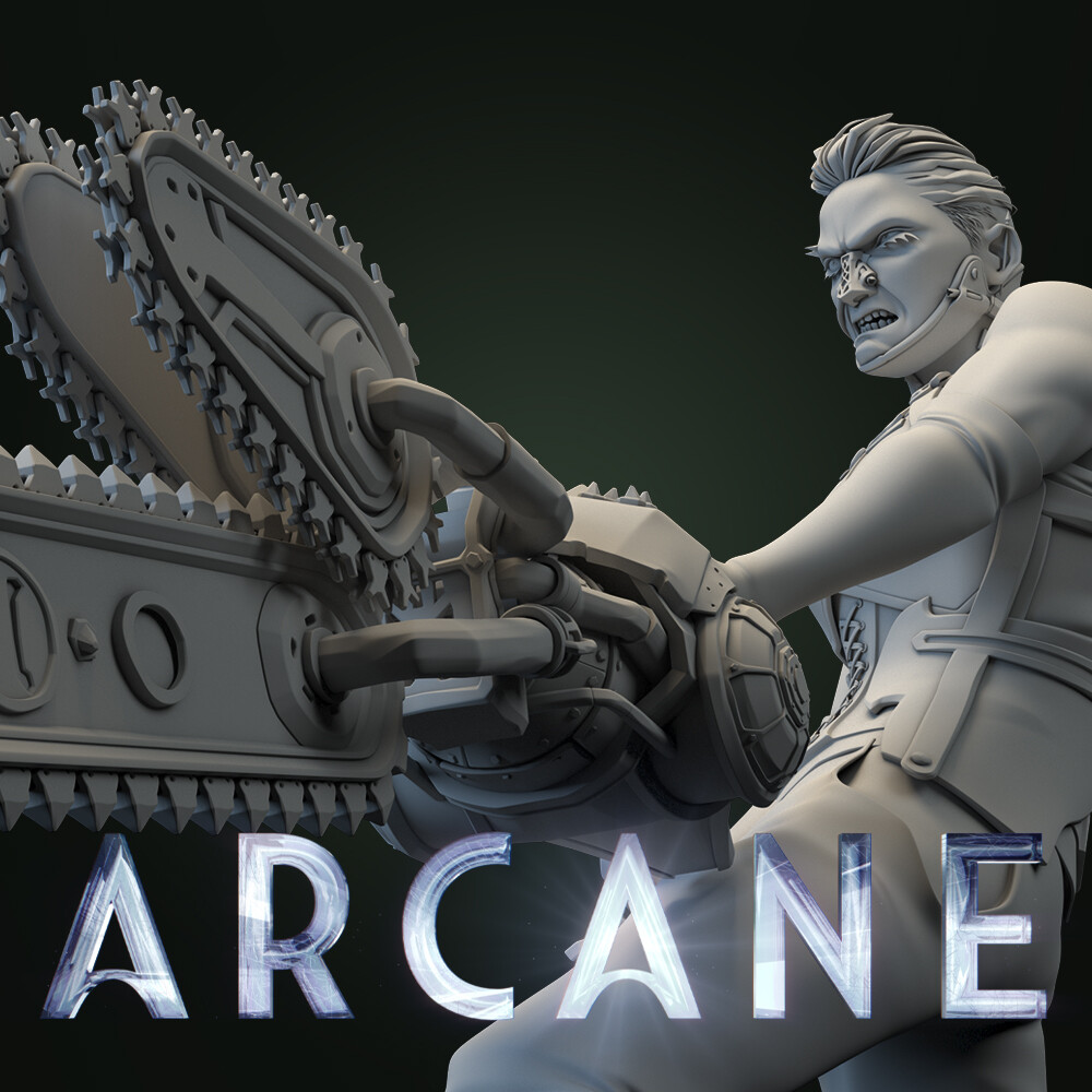 ArtStation - ARCANE S2 - Barron Renni's Chainsaw
