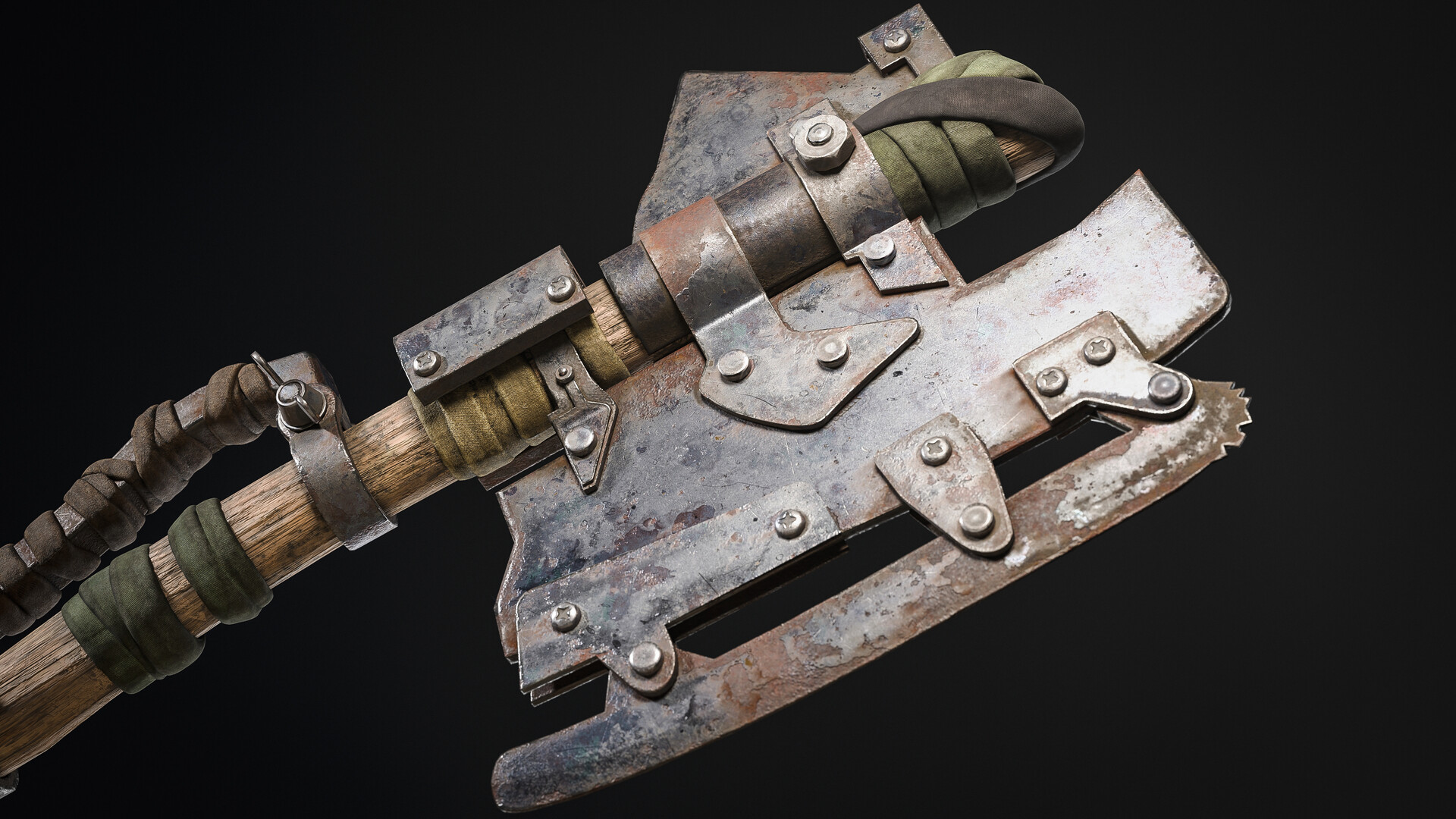 ArtStation - Lost In Blue - Post Apocalyptic Axe