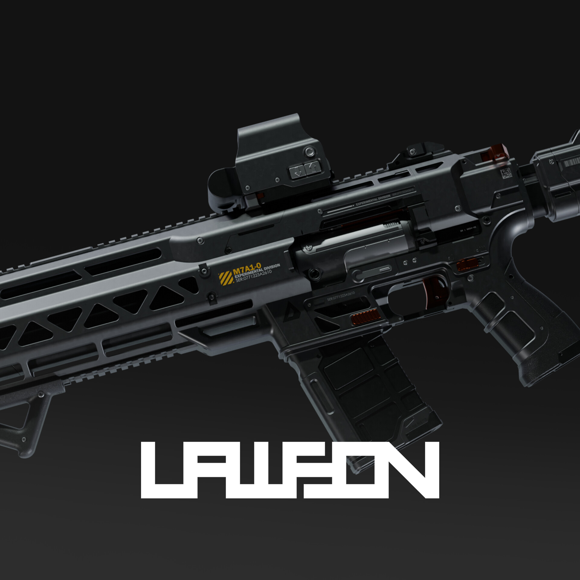 ArtStation - M7A1-0 Experimental Rifle