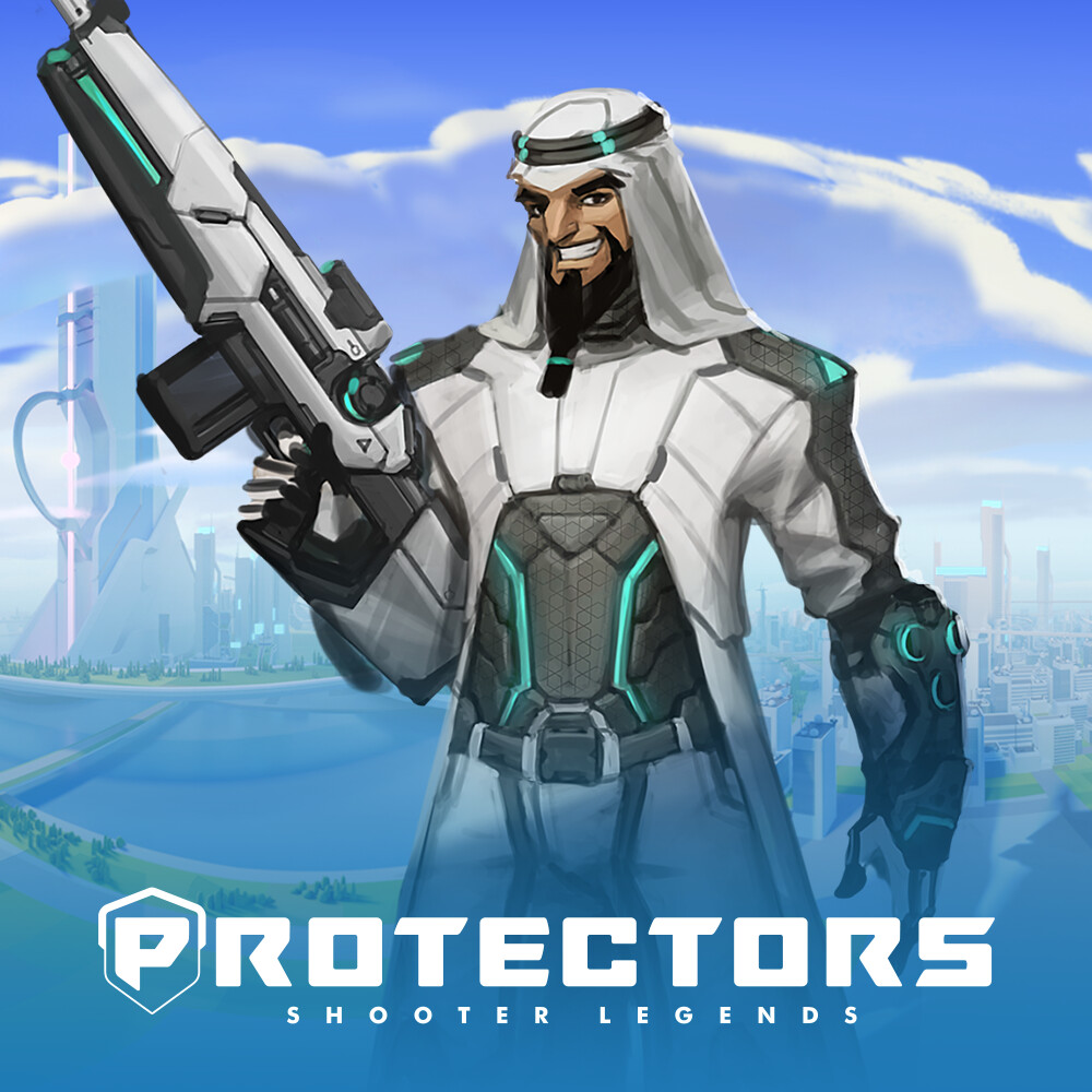 ArtStation - Karim character - Protectors: Shooter Legends