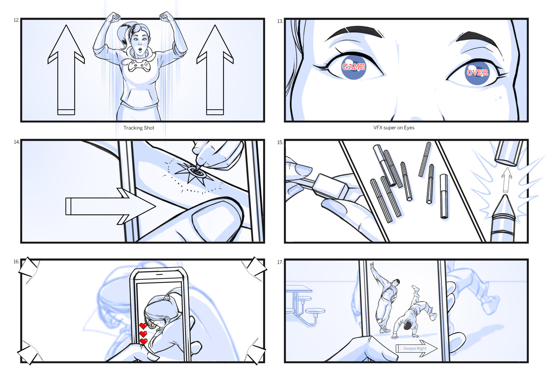 ArtStation - Red Bubble Storyboards