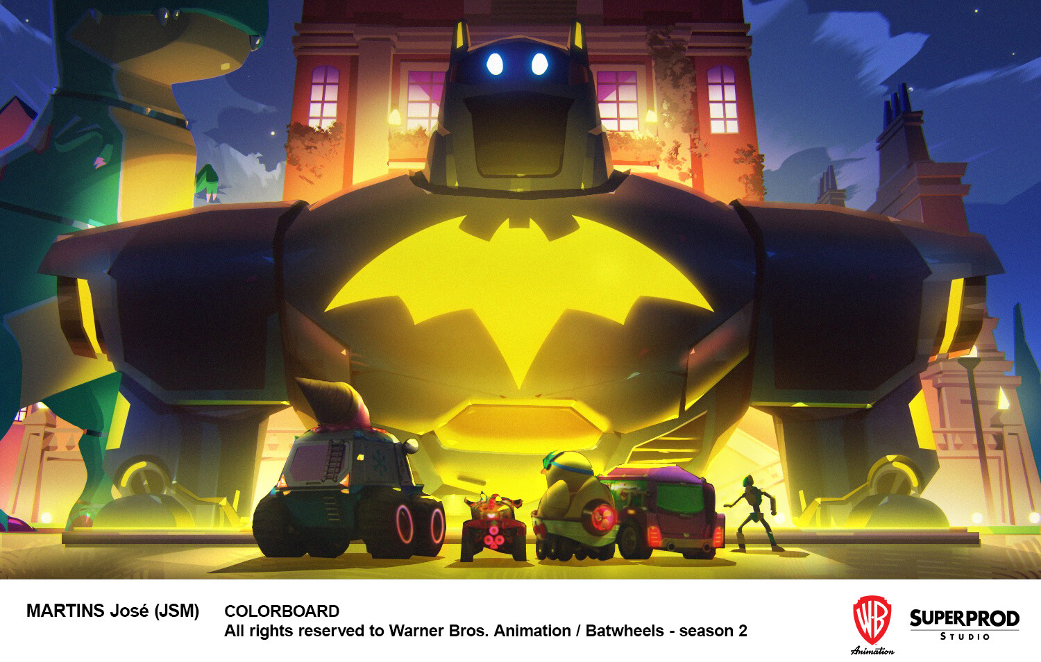 ArtStation - Batwheels S02 Color Script