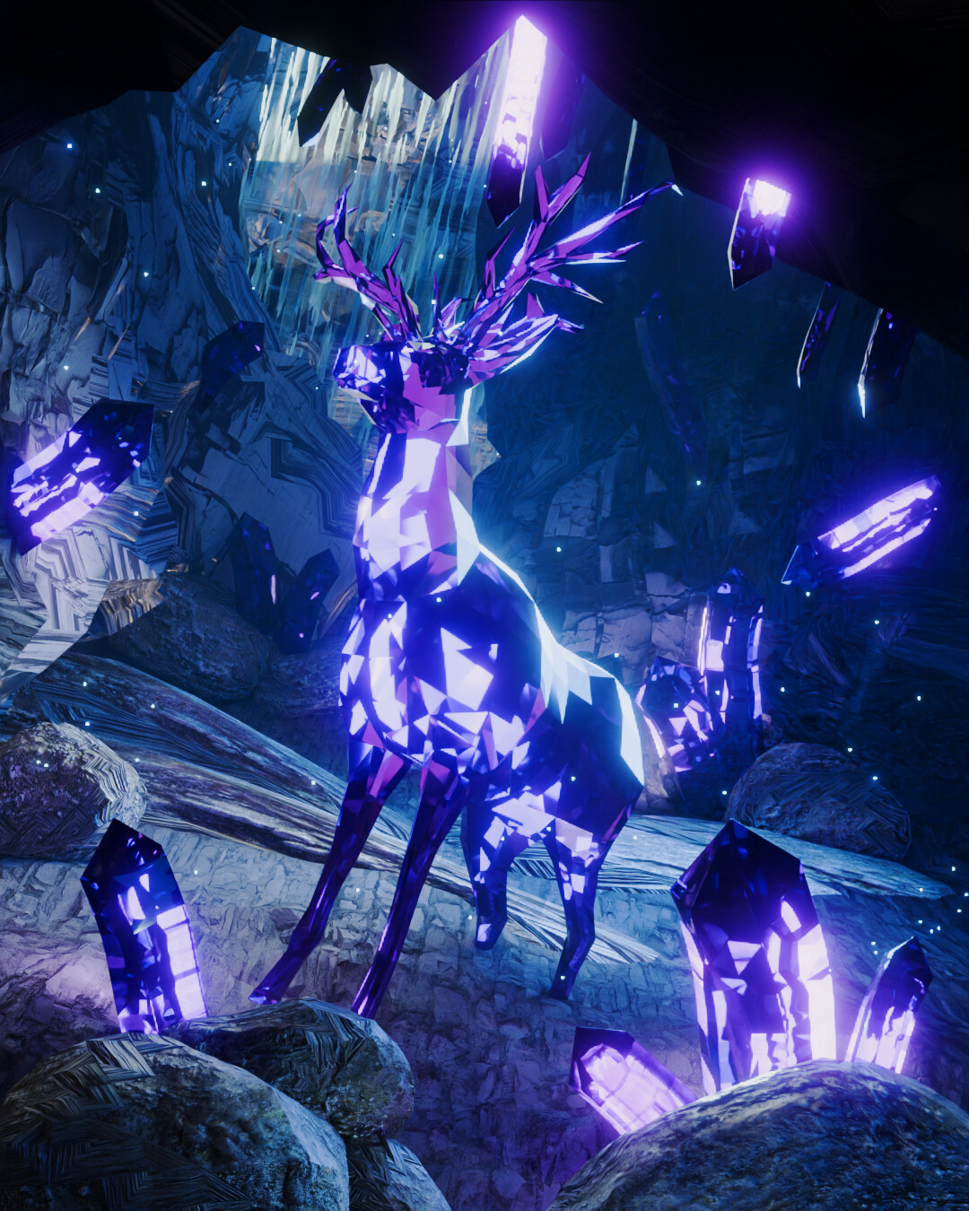 ArtStation - Crystalline Cervy (Elective CA1B)