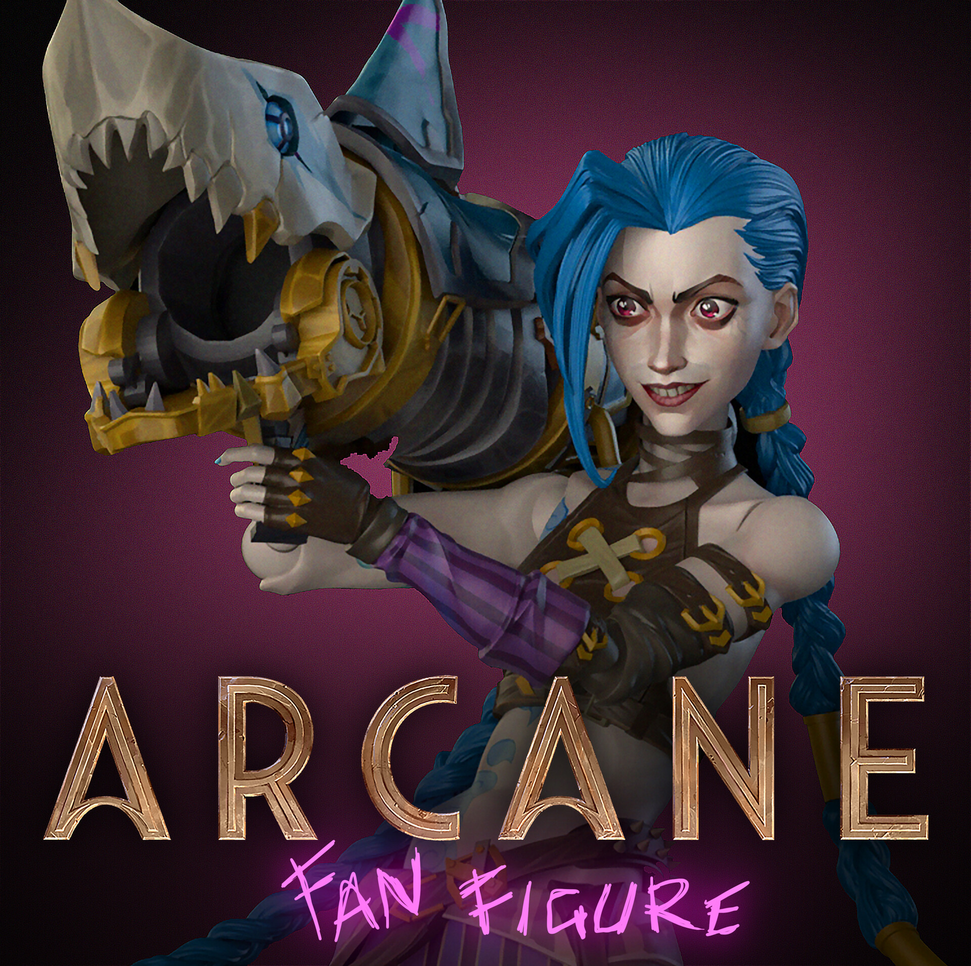 ArtStation - Jinx Action figure