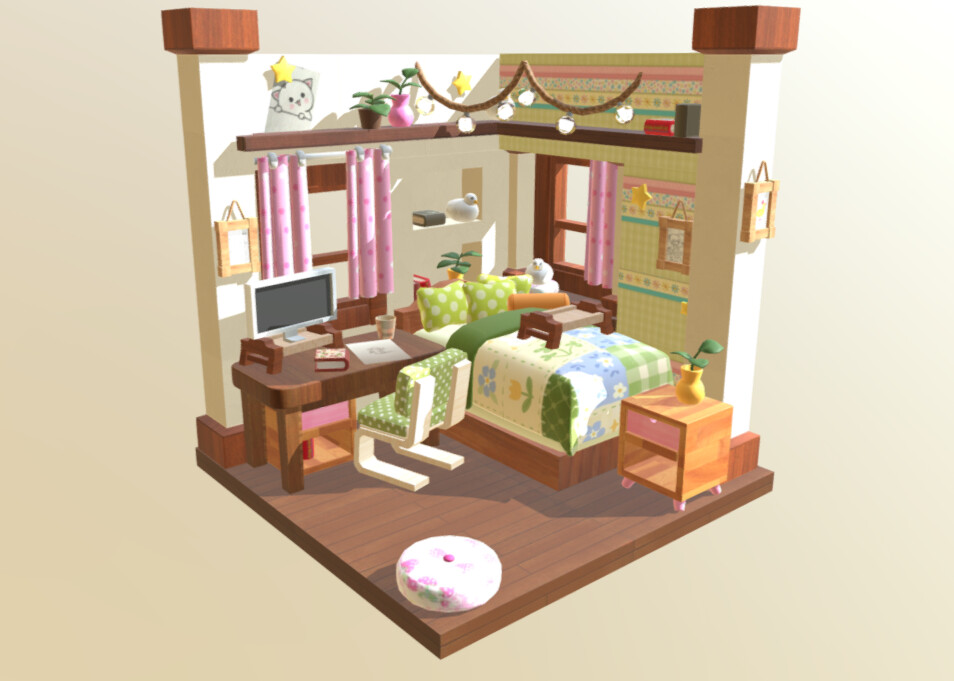 ArtStation - My 3D Room Model