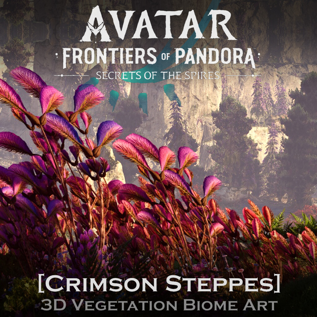 ArtStation - [Avatar DLC2] [Crimson Steppes Biome] => 3D Vegetation ...
