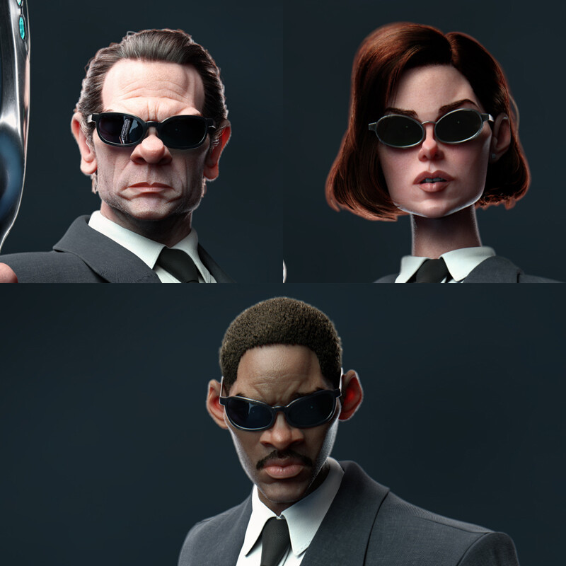 ArtStation - MIB - Men In Black