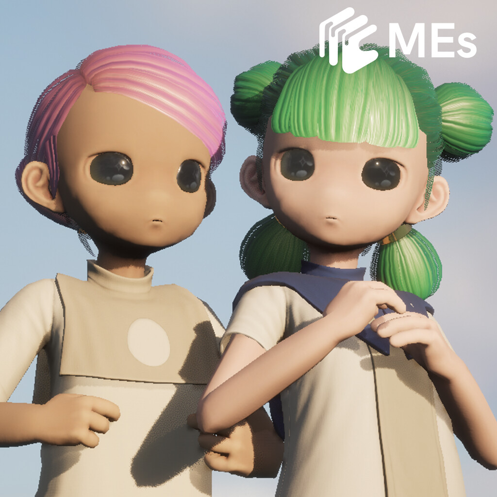 ArtStation - MEs Metaverse: MEs Chan Avatar Development