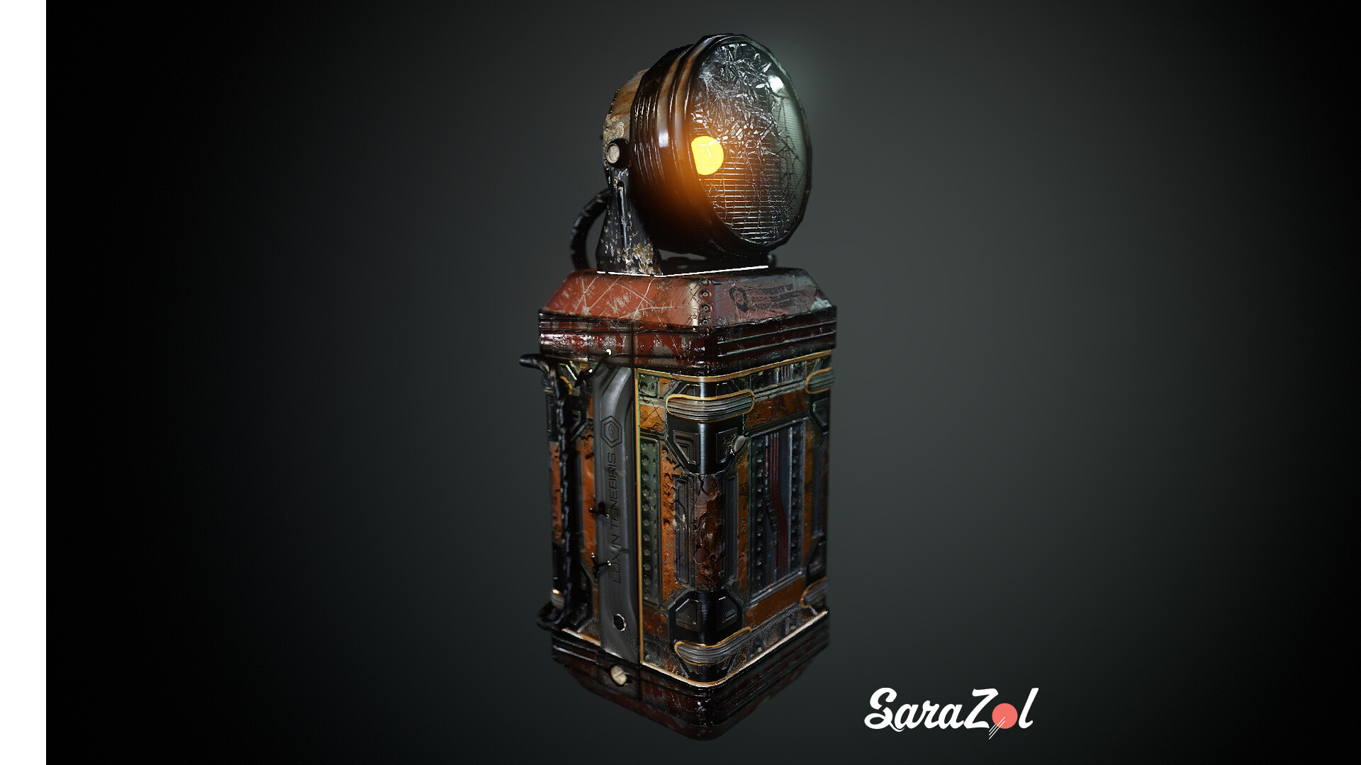 ArtStation - Sci-fi Old Mining Lantern