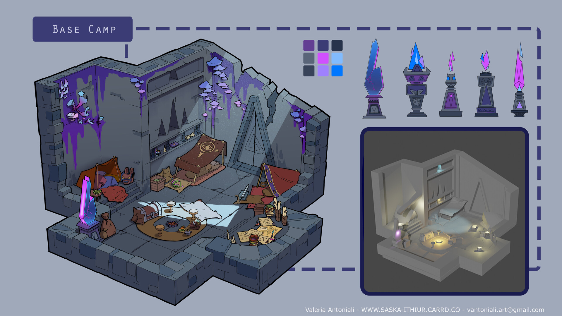 ArtStation - Tamia's base camp