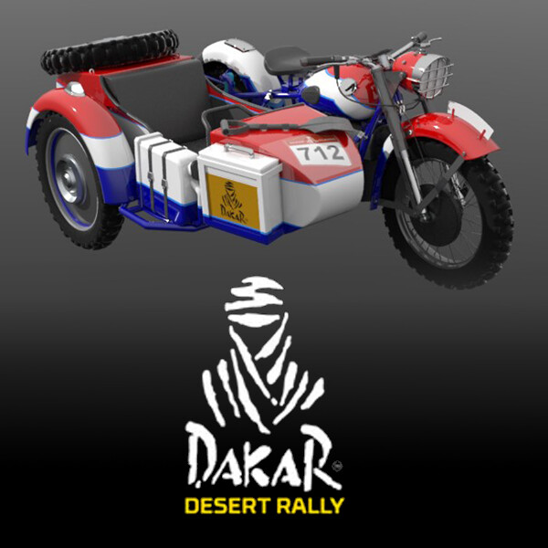 ArtStation - Dakar Rally - Livery - Red White Blue Katalina Motorbike