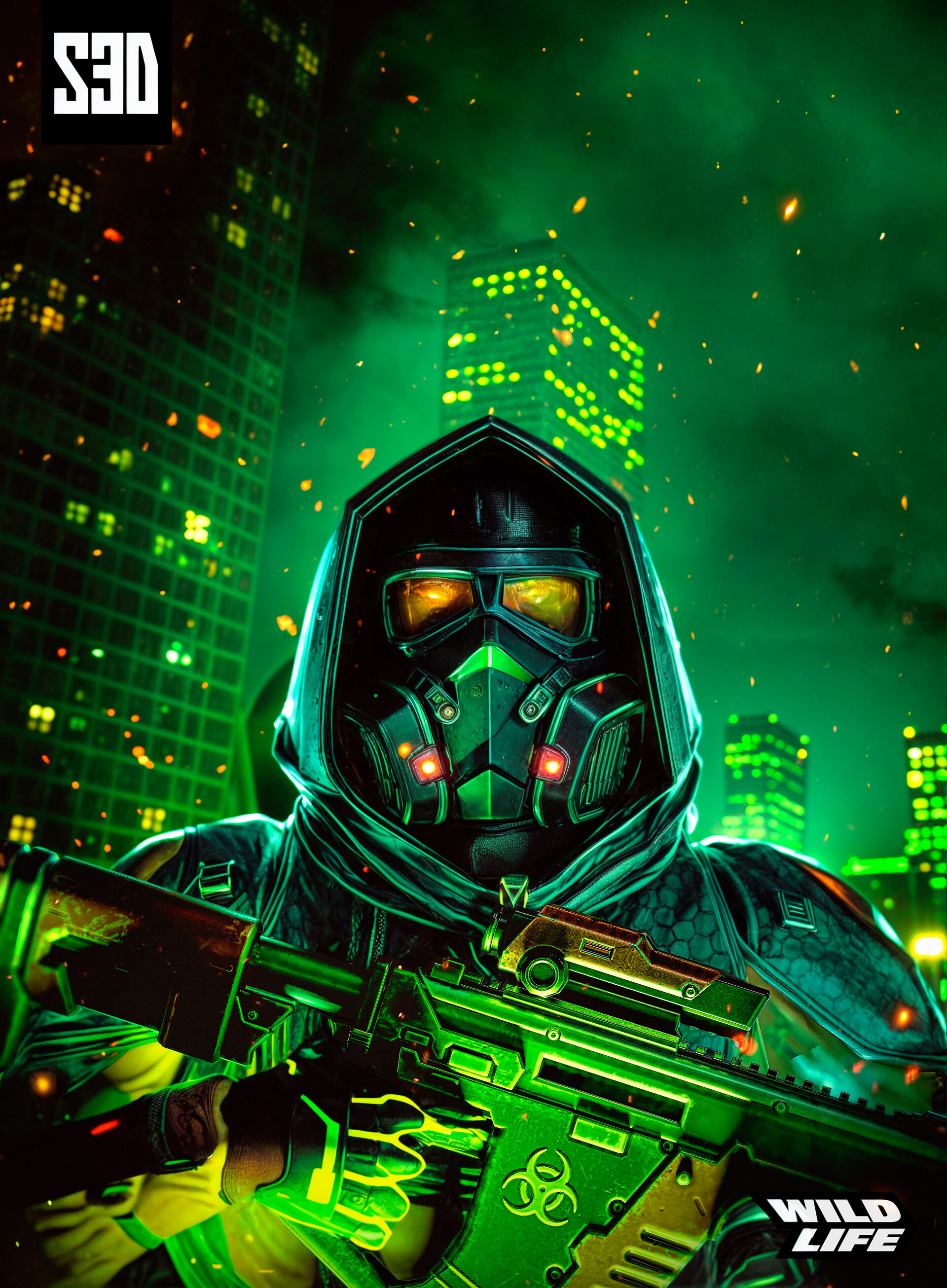 ArtStation - SNIPER 3D - SPLASH ART