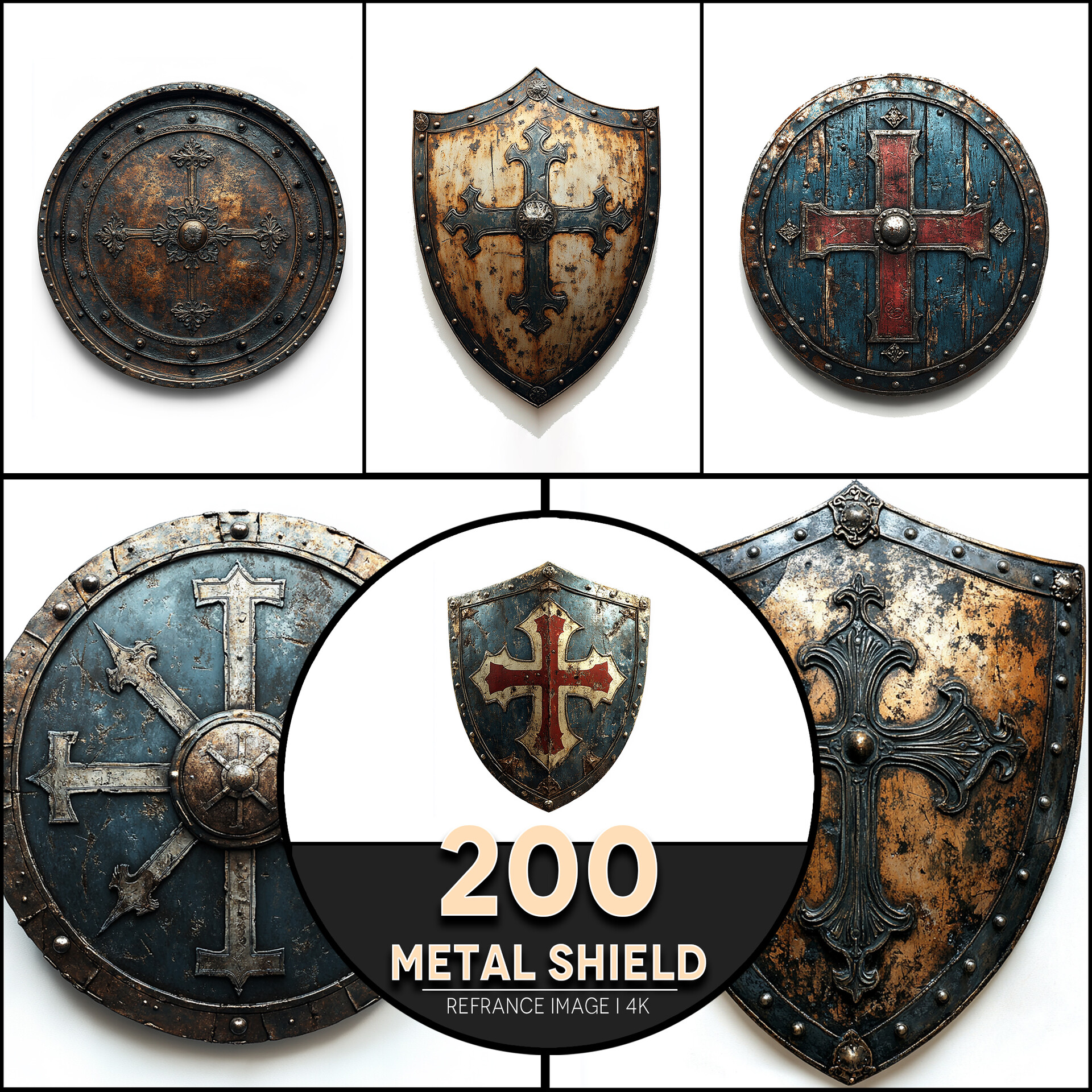 ArtStation - Metal Shield 4K Reference/Concept Images