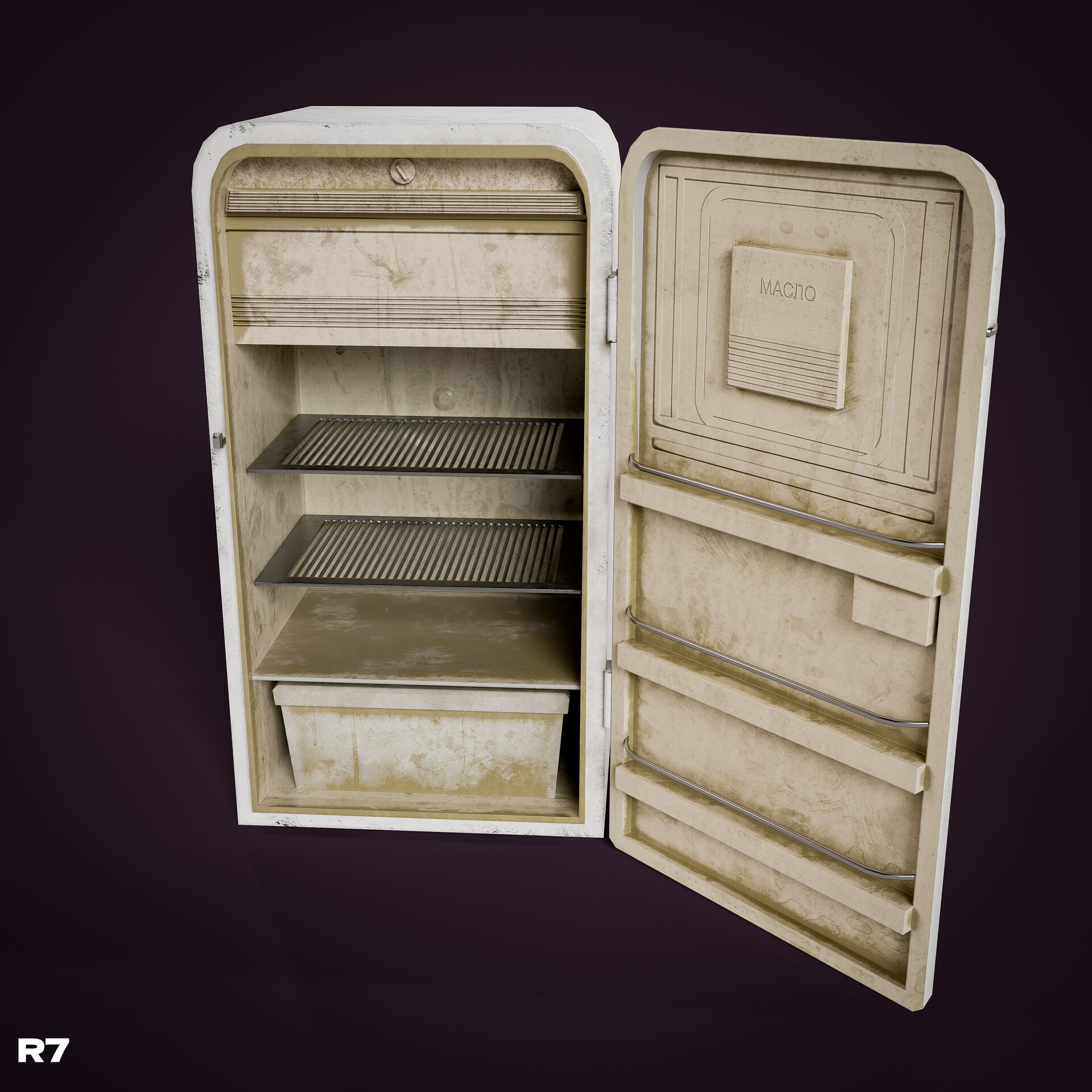 ArtStation - Soviet fridge "ZiL-Moscow"(Game Ready Asset)