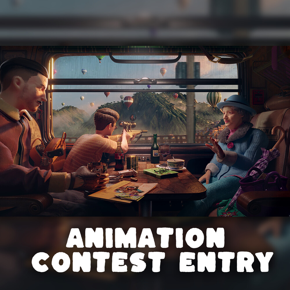 ArtStation - Train ride - animation