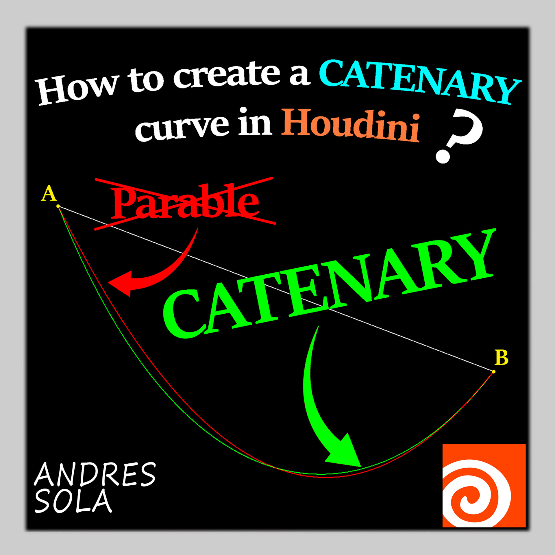 ArtStation - Catenary curve