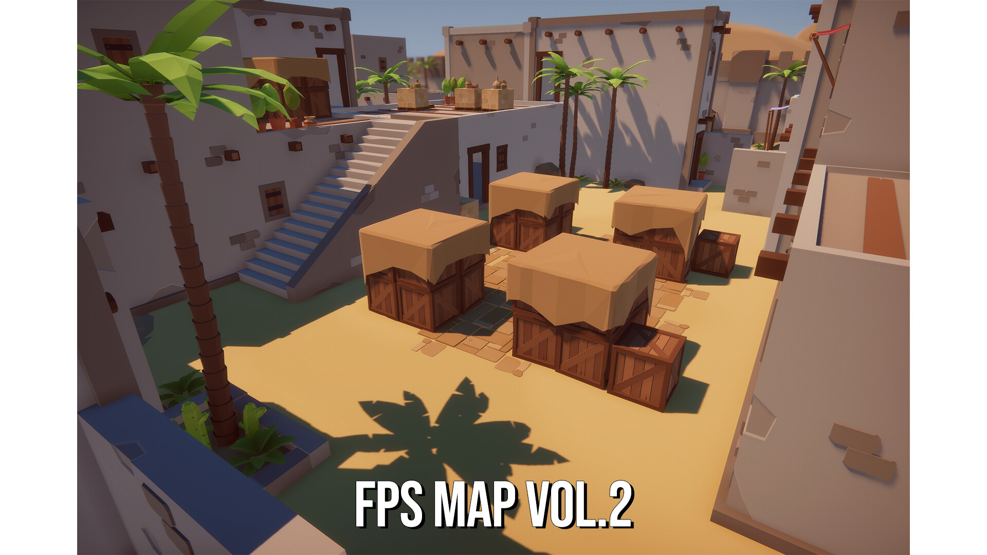 ArtStation - Low Poly FPS Map Vol2