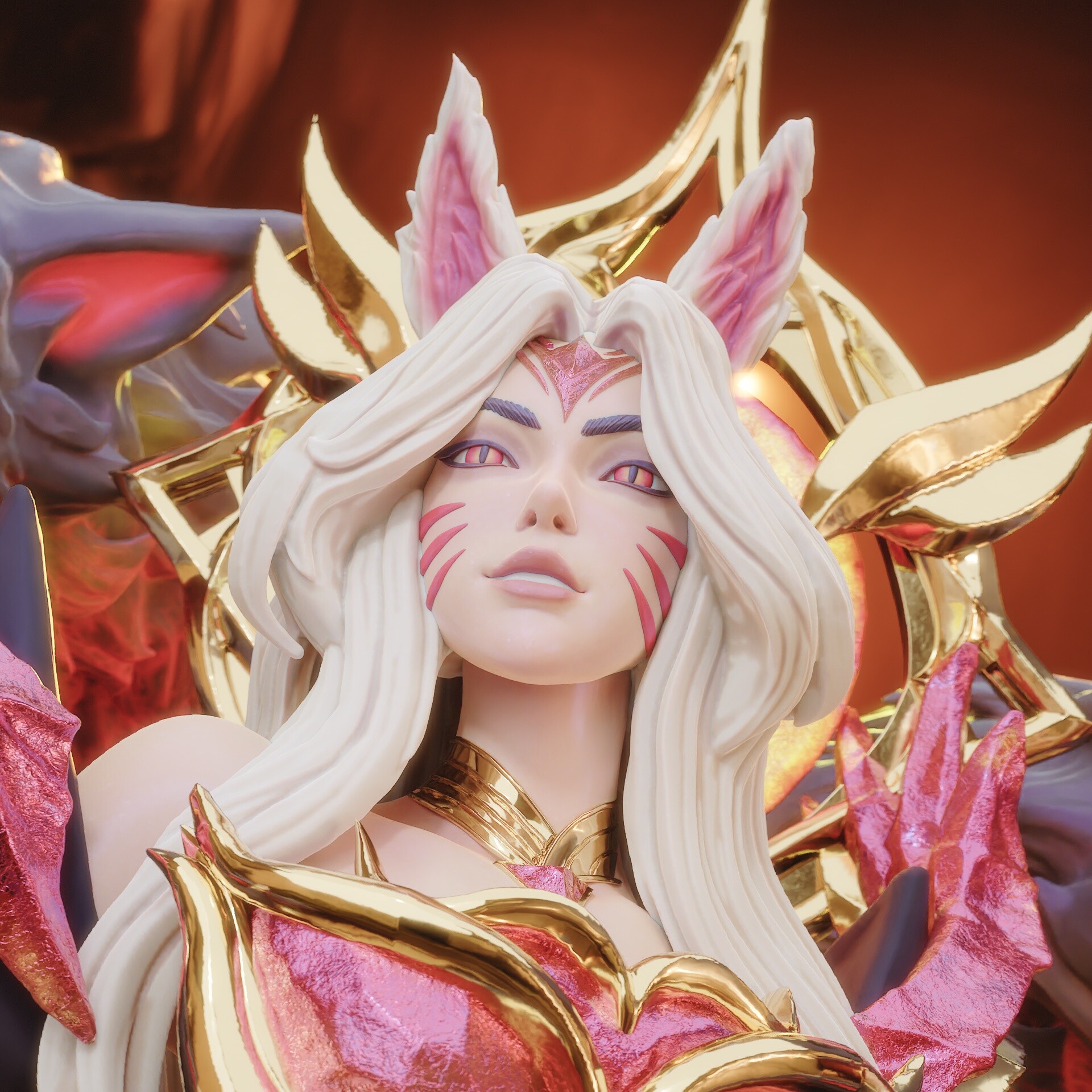 ArtStation - Figure Ahri from League of Legends for 3d printing