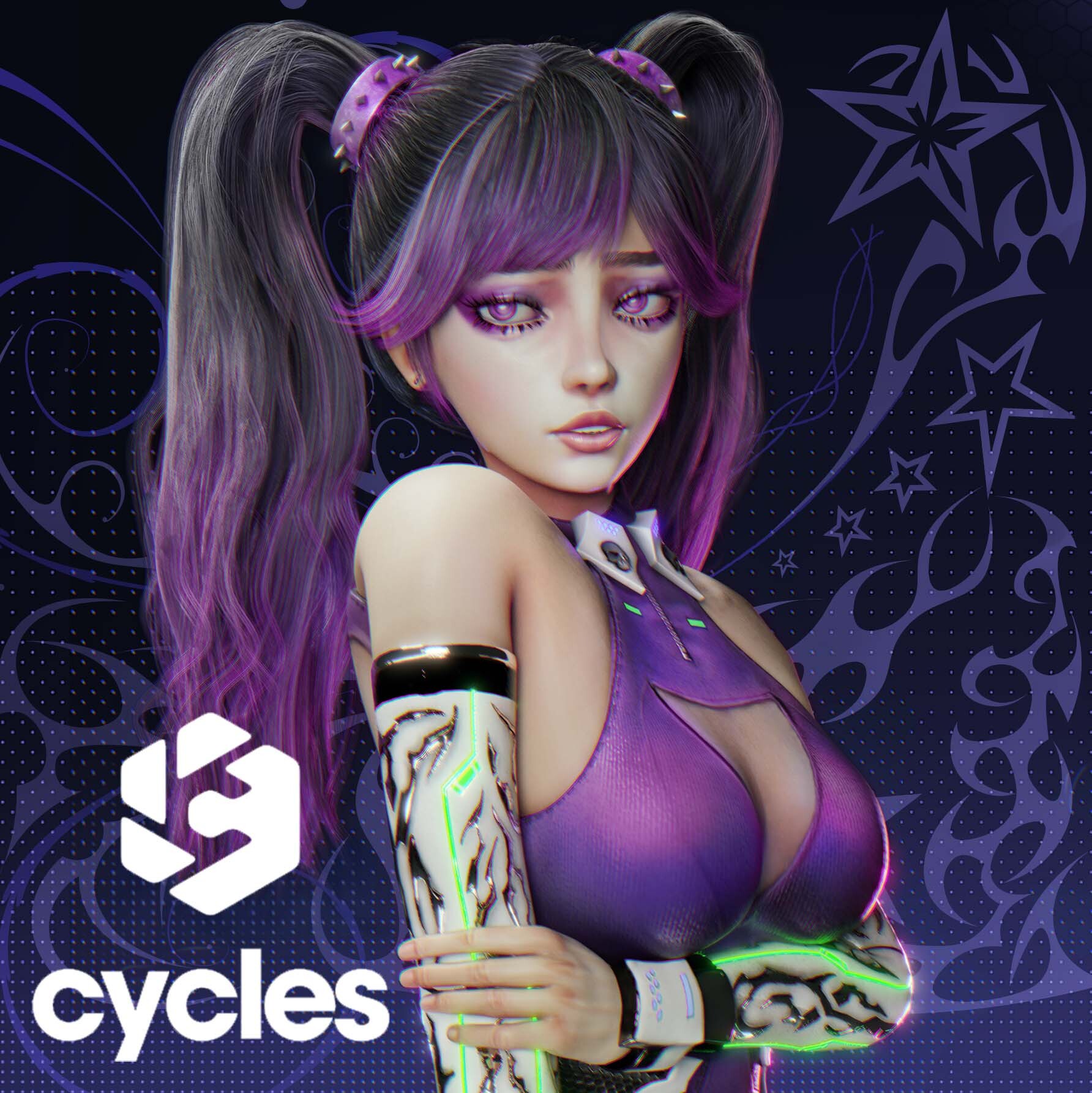 ArtStation - Real-Time Avatar – Animated Girl Model