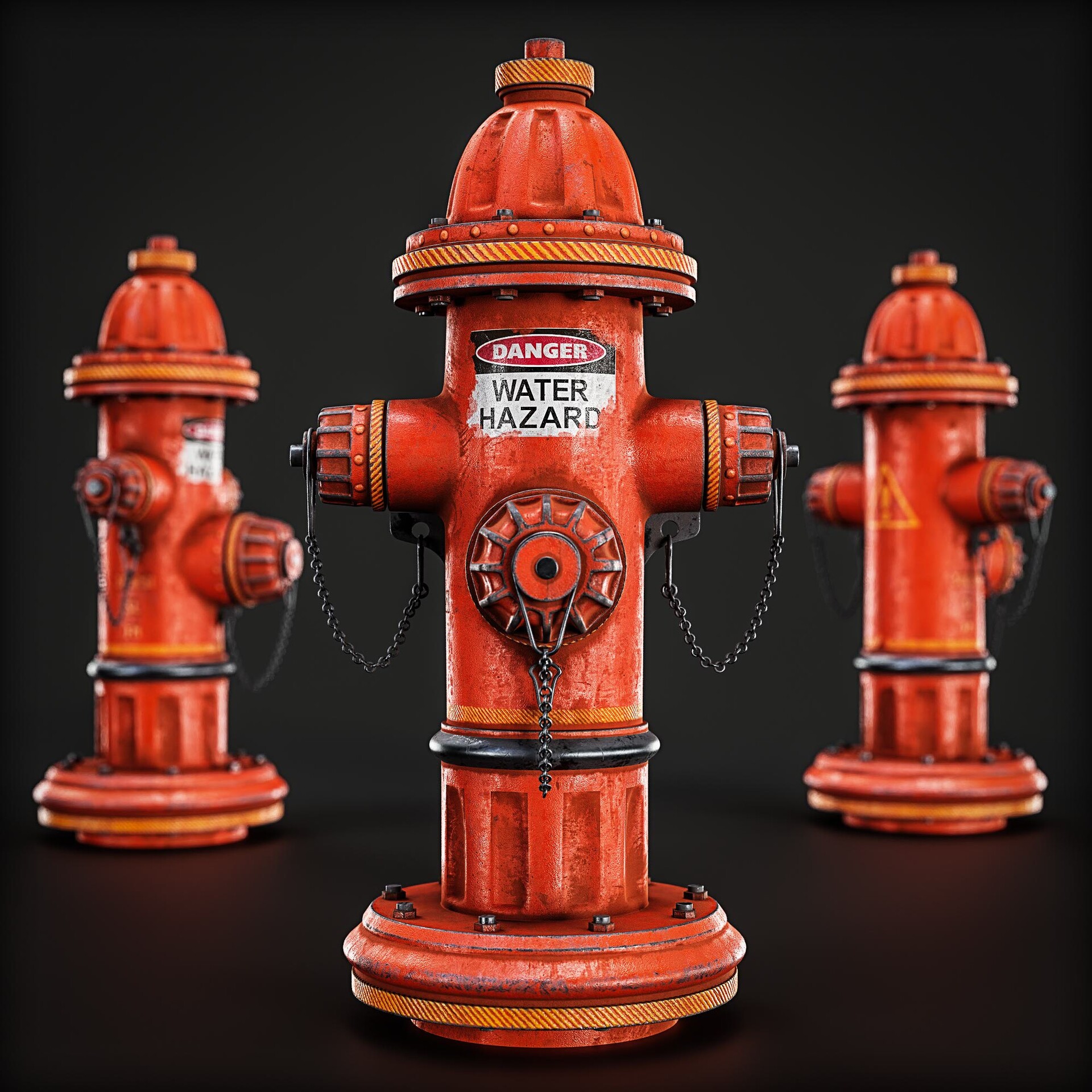 ArtStation - Fire hydrant / Full Tutorial Process + 3D Model