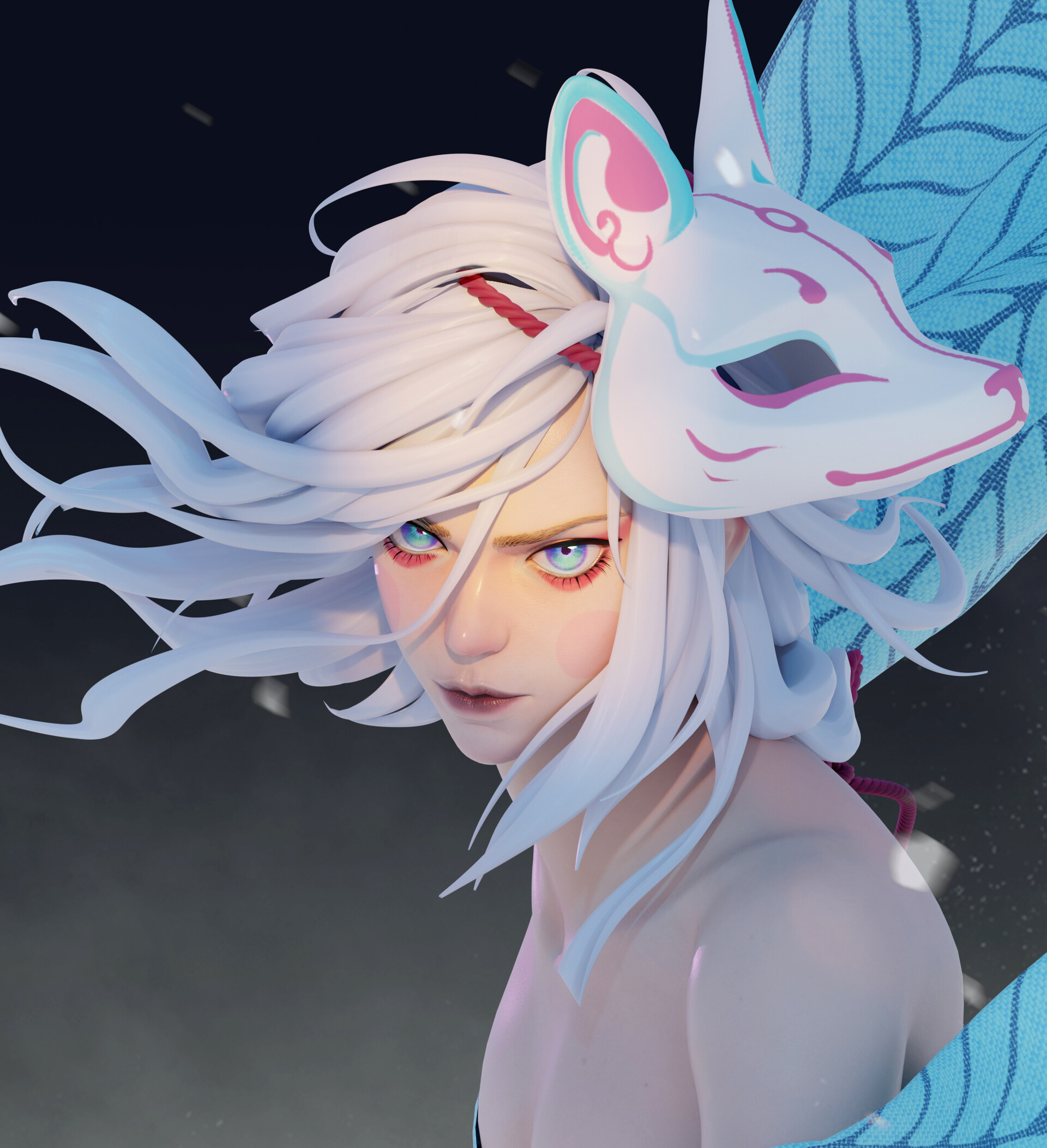 ArtStation - #015 Kitsune Ronin