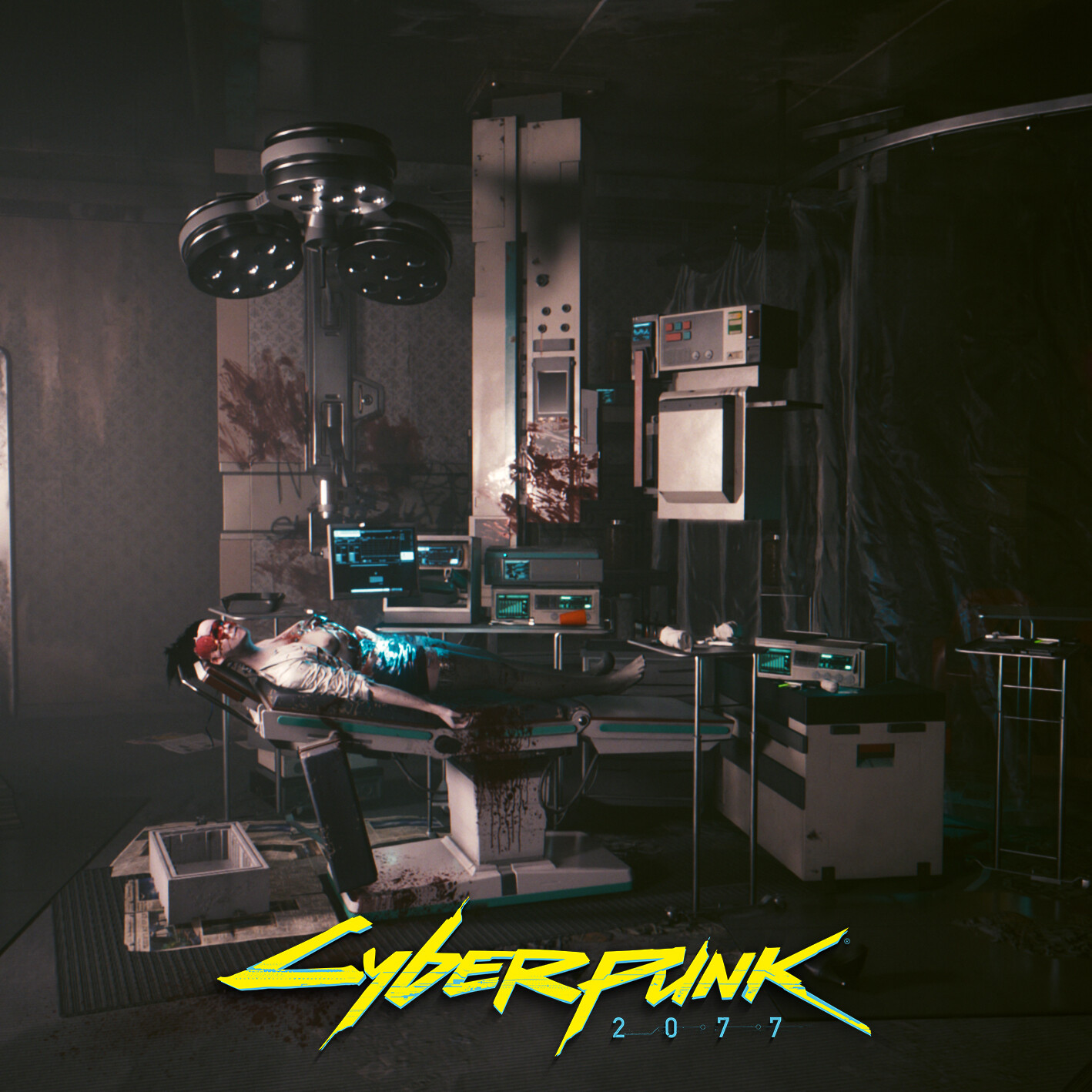 ArtStation - Cyberpunk 2077 - Surgery hanging devices
