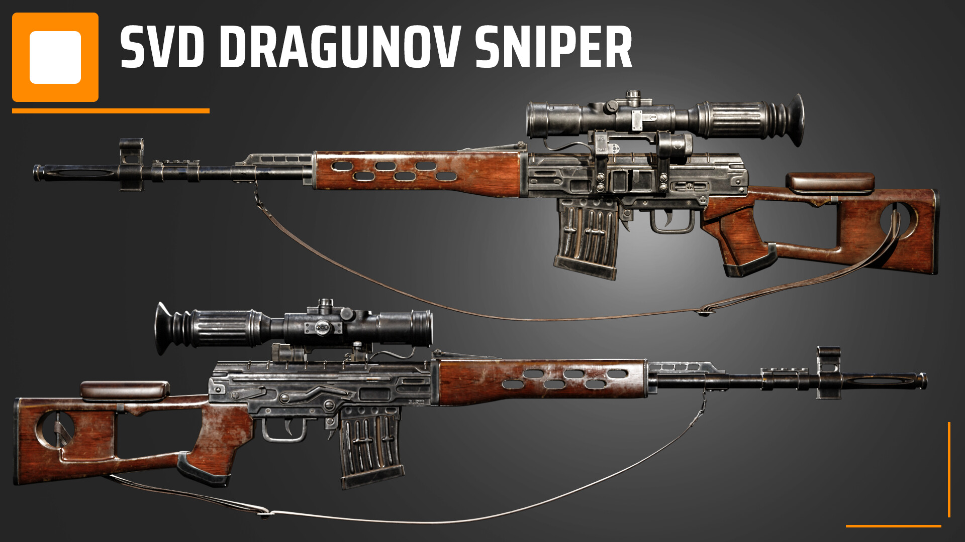 parisa mohammadsadeghi - SVD Dragunov sniper https://www.artstation.com/a/35549042