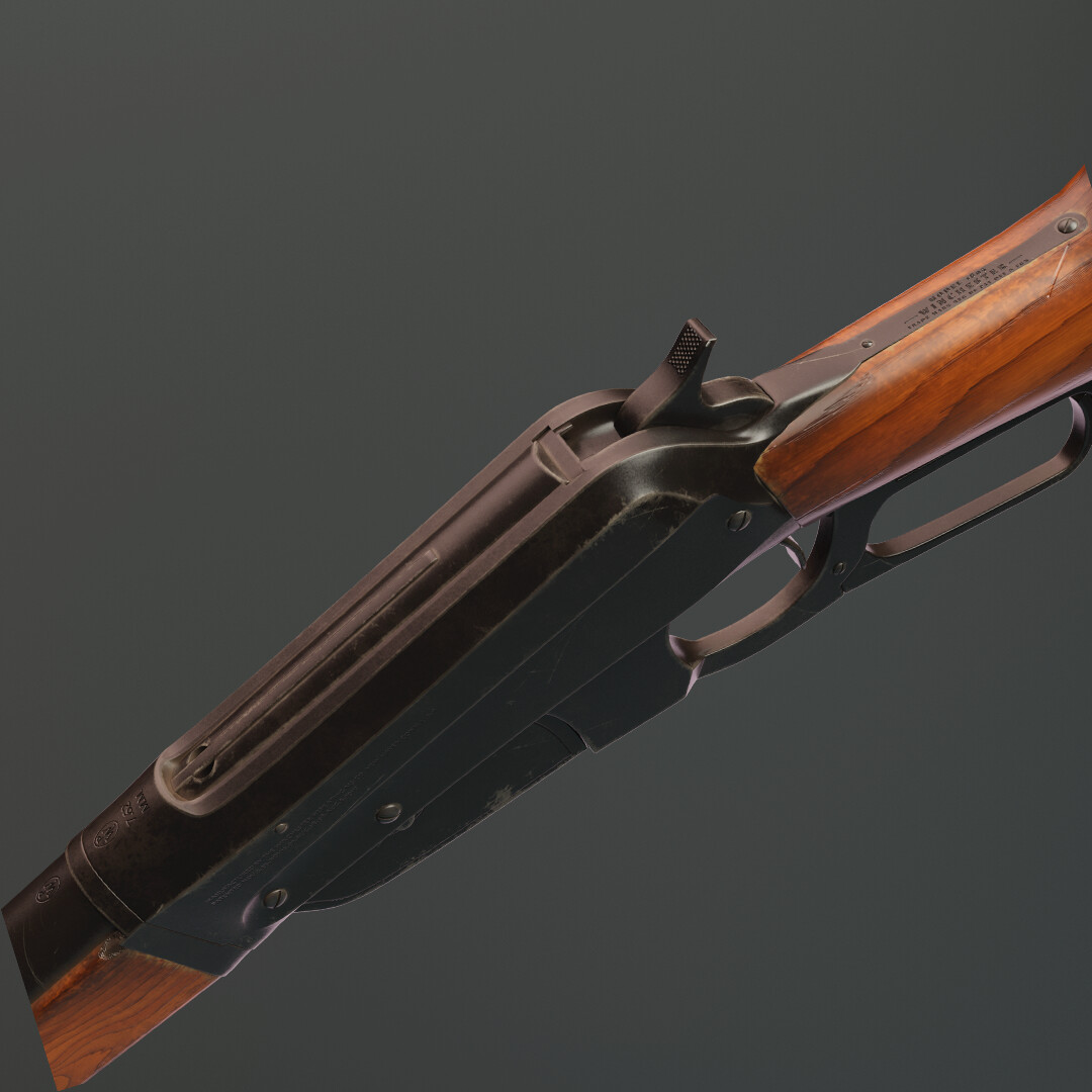 ArtStation - Winchester rifle - 1895