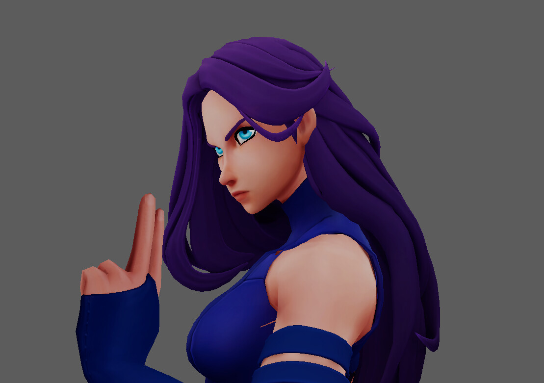 ArtStation - Psylocke Game Animation
