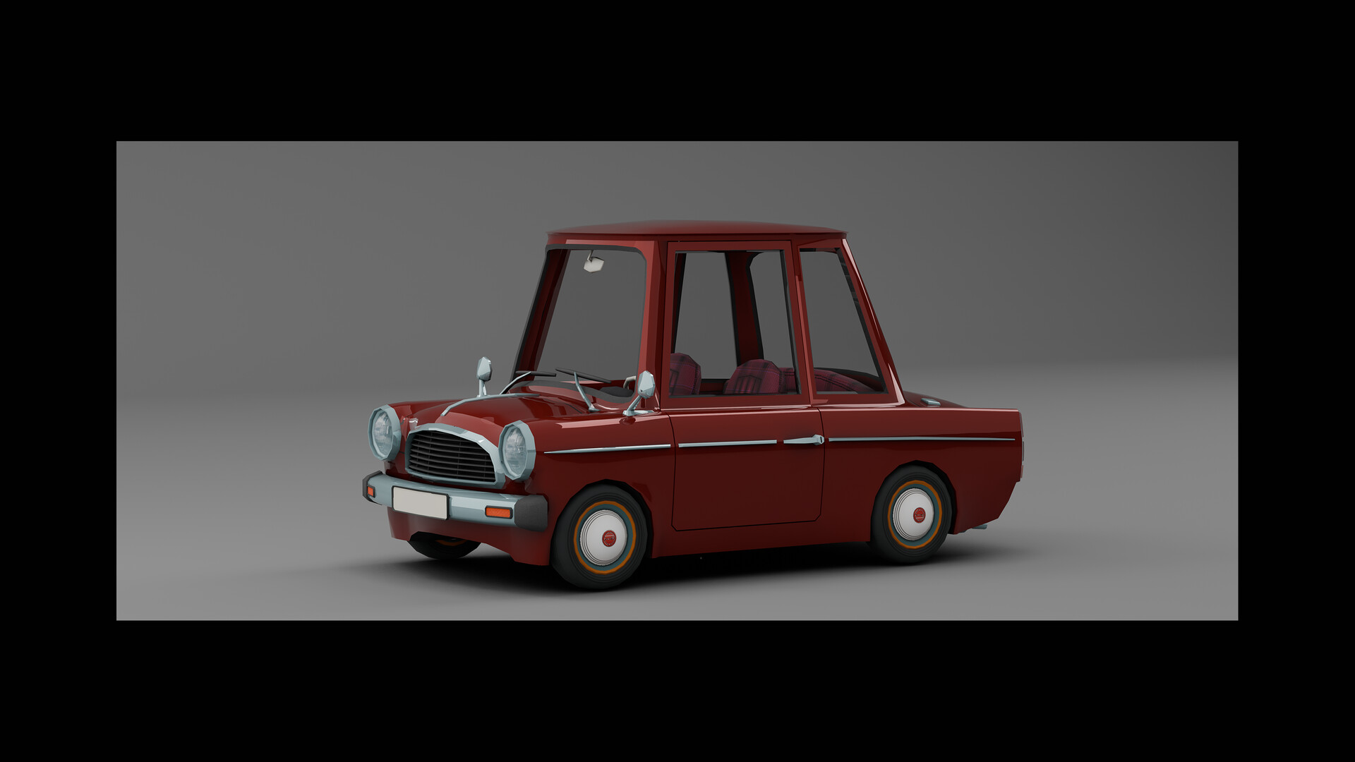 ArtStation - Retro Cartoon car Low poly