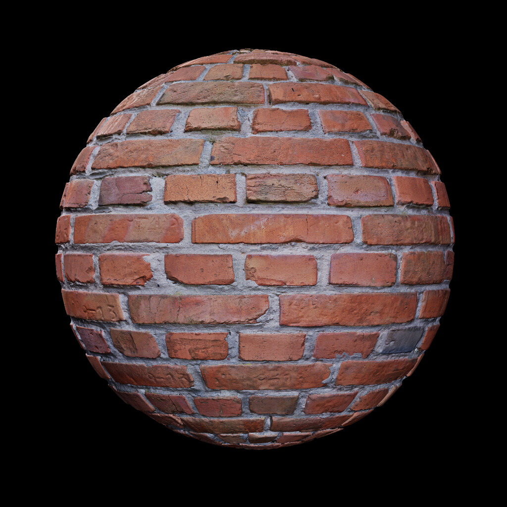ArtStation - Photogrammetry - Brick Wall Material