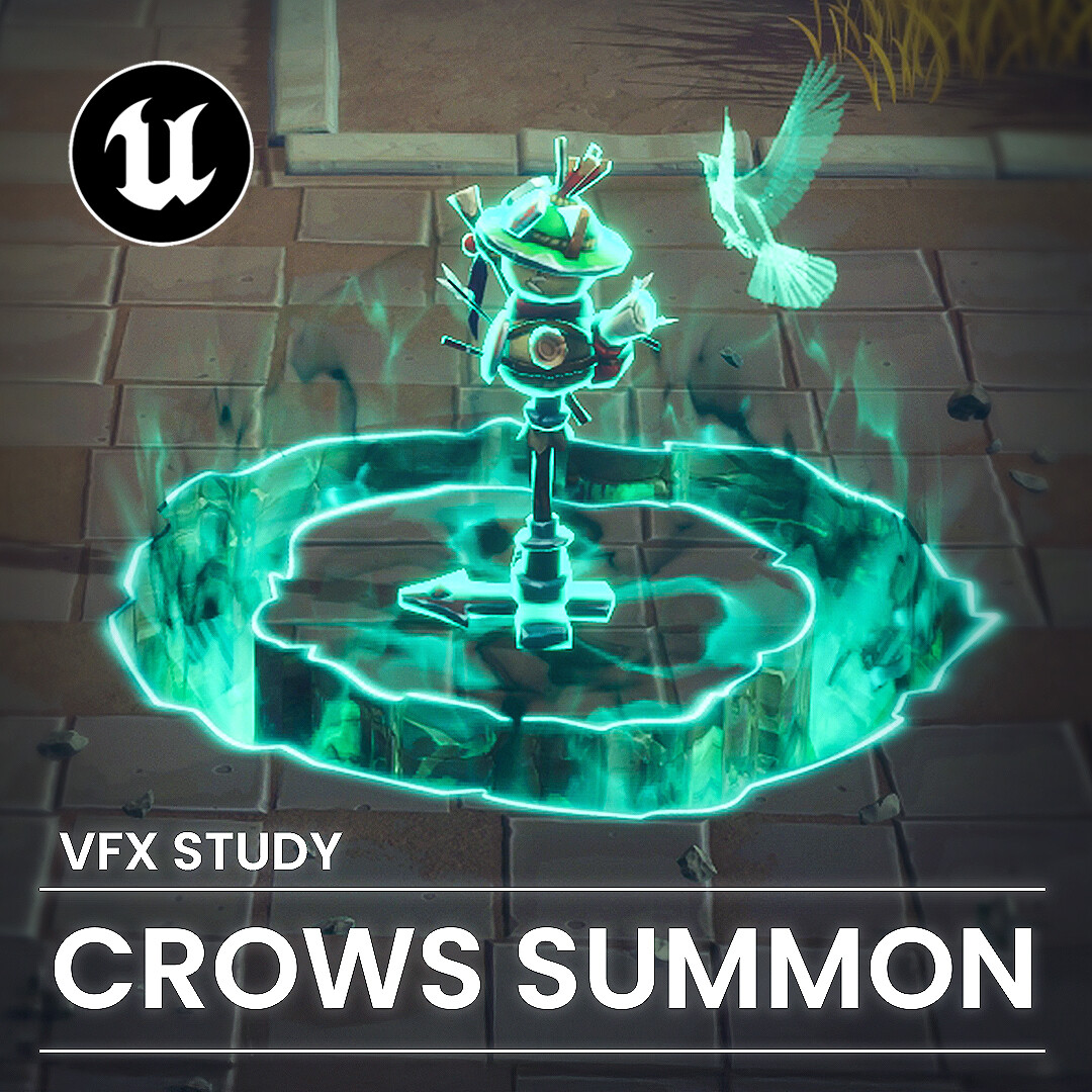 ArtStation - Crows Summon VFX