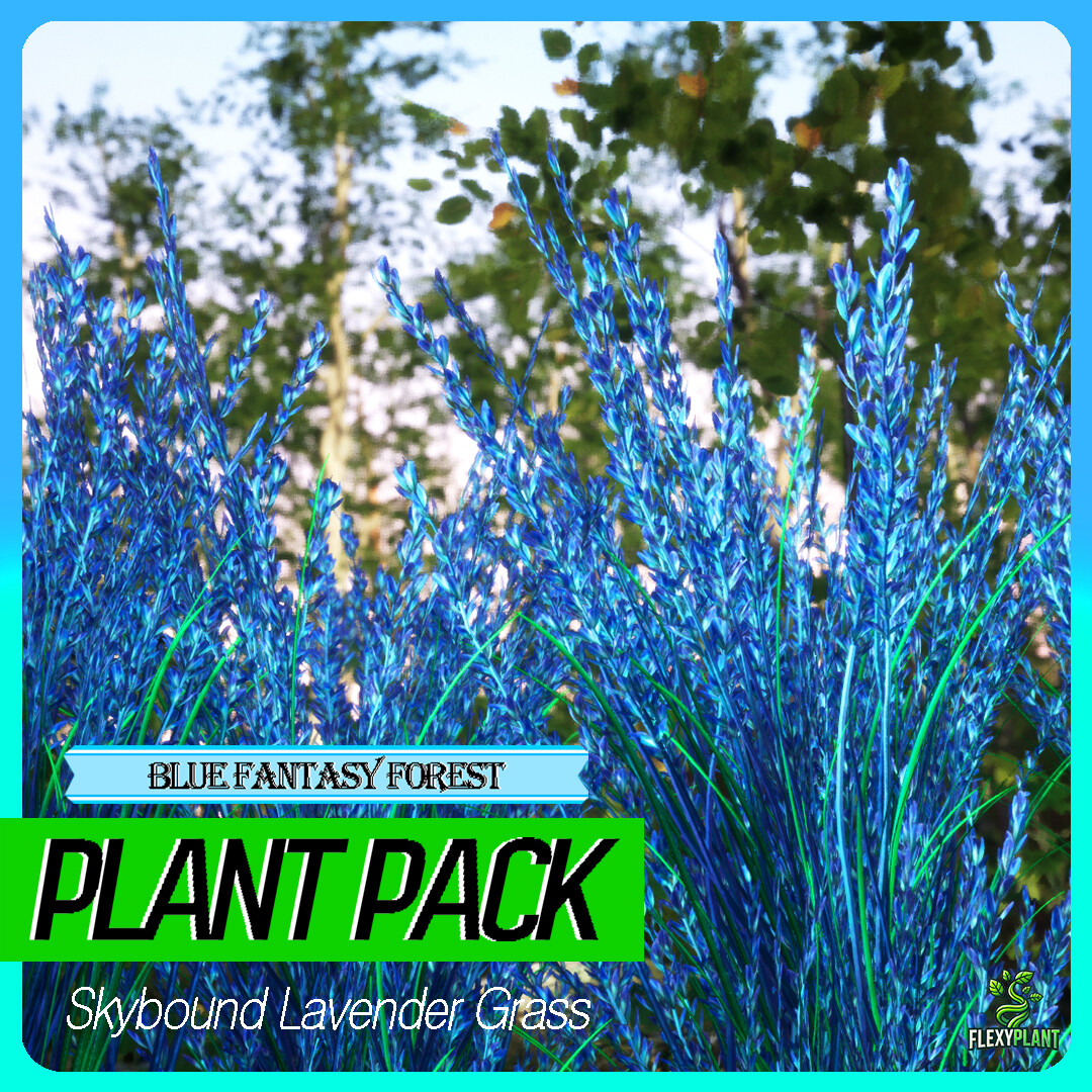 ArtStation - Blue Fantasy Forest - 6 Skybound Lavender