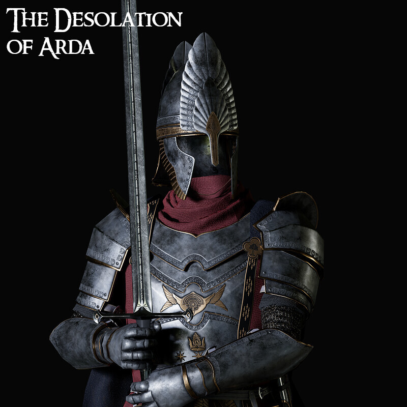 ArtStation - Elendil the Tall, High King of the Dúnedain