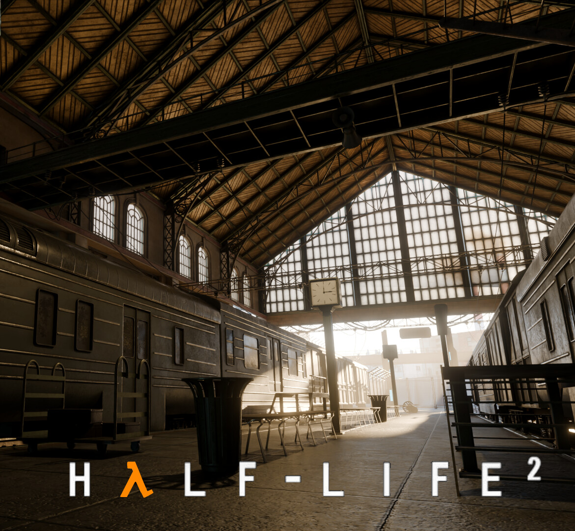 ArtStation - Half-Life 2 Train Station (Fanart)