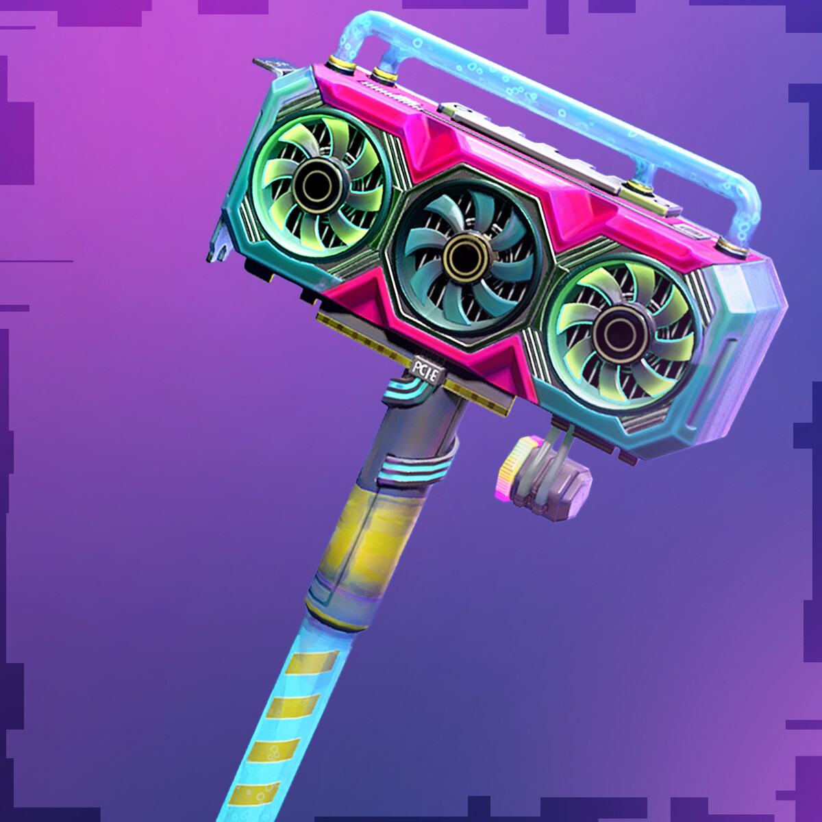 ArtStation - GPUMiner Pickaxe - Fortnite UEFN
