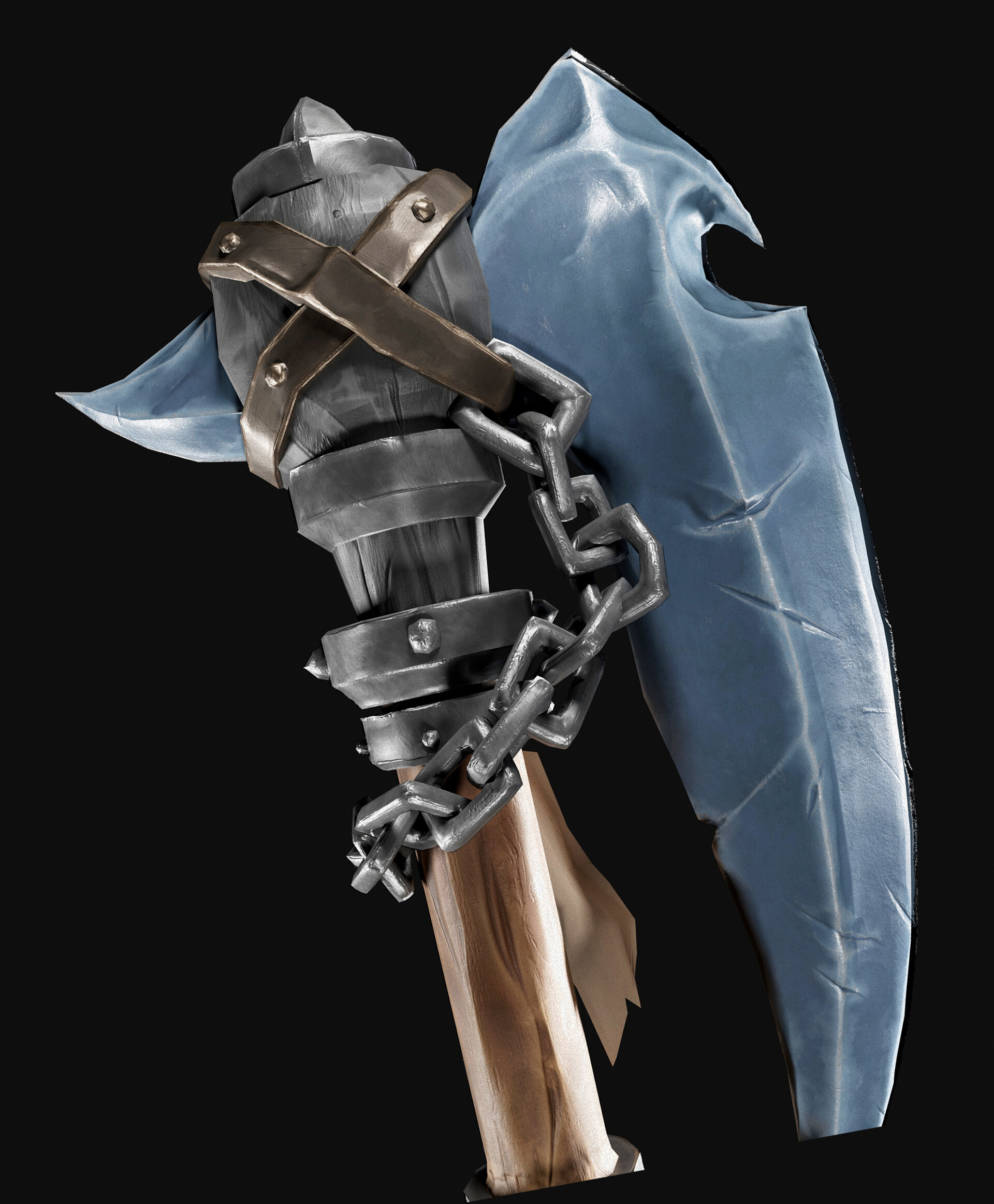 ArtStation - Dwarven Miner’s Pickaxe