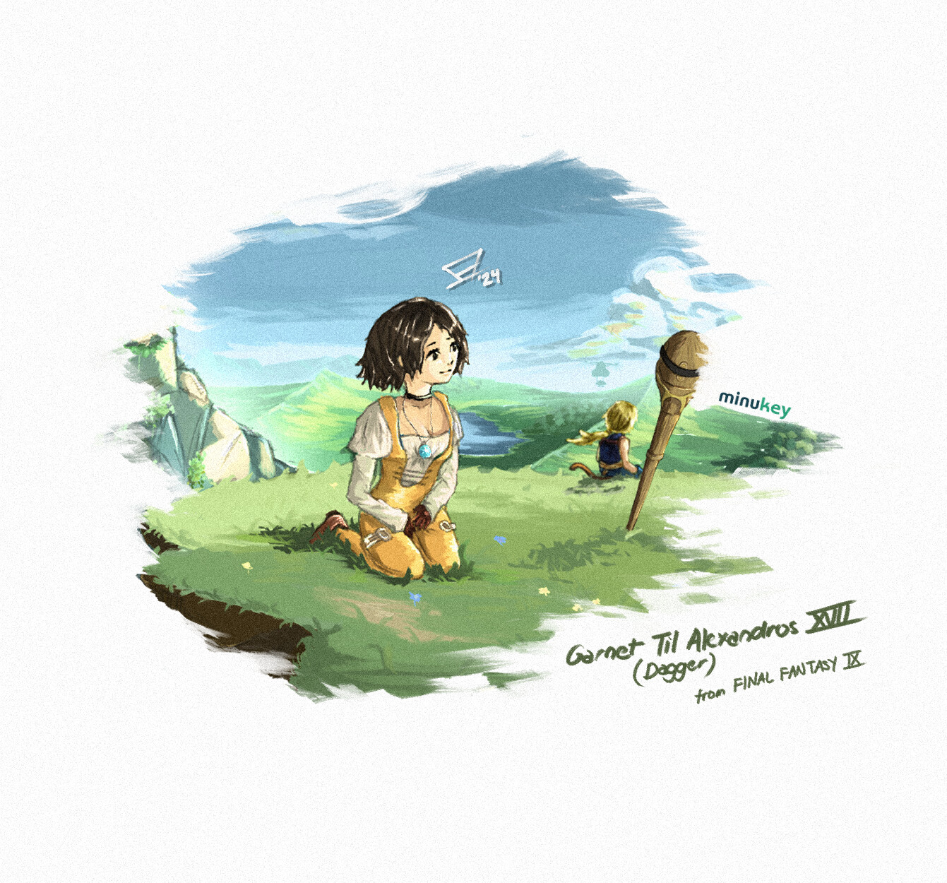 ArtStation - Over the Hill - Final Fantasy IX