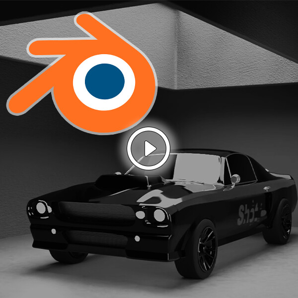 ArtStation - 3D Car Showcase | Modeling, Lighting & Texturing in Blender