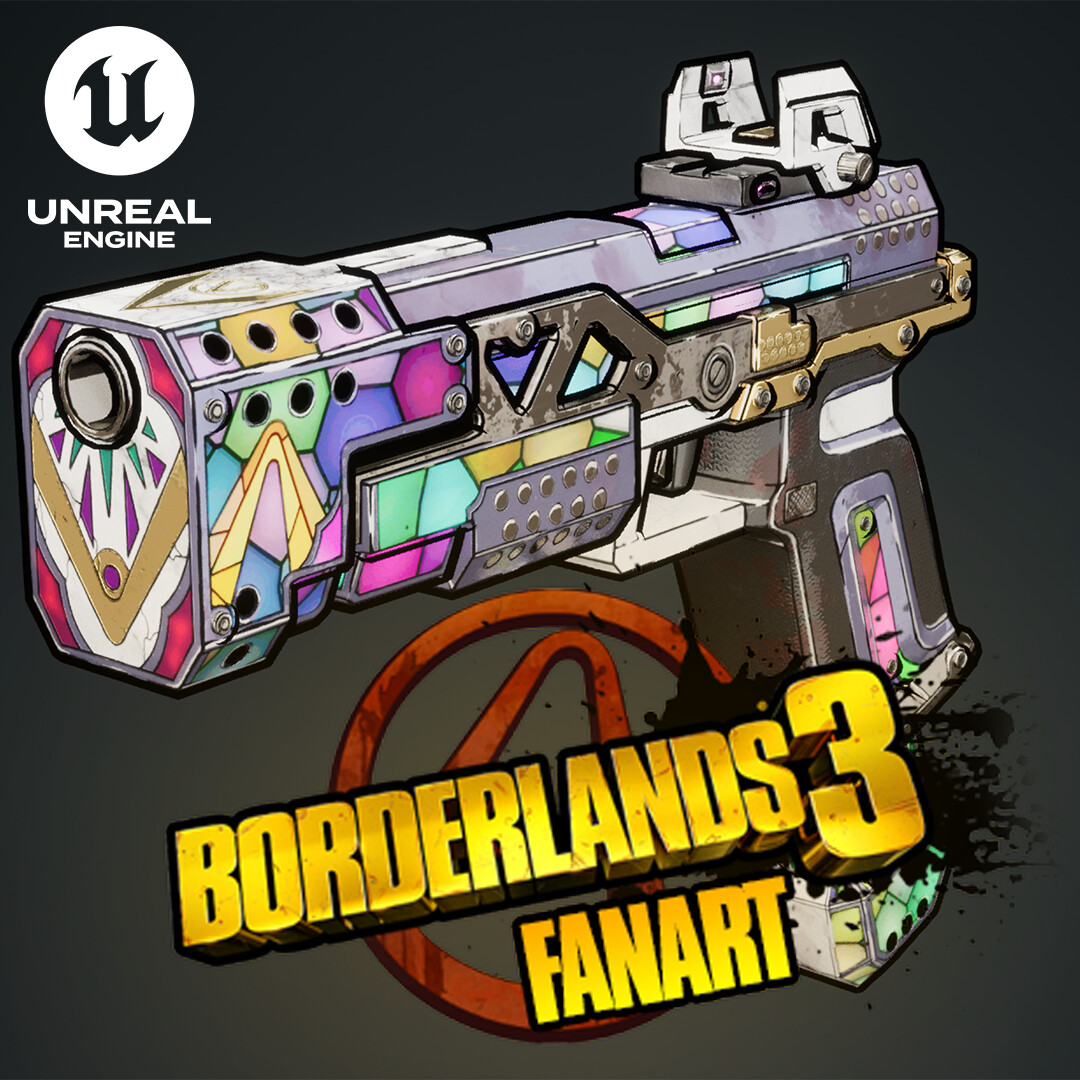 ArtStation - Borderlands 3 - Gun Fanart