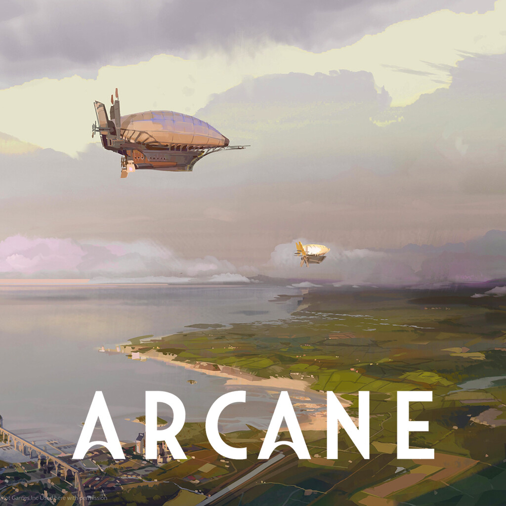 ArtStation - ARCANE Season 2 - Background Paintings