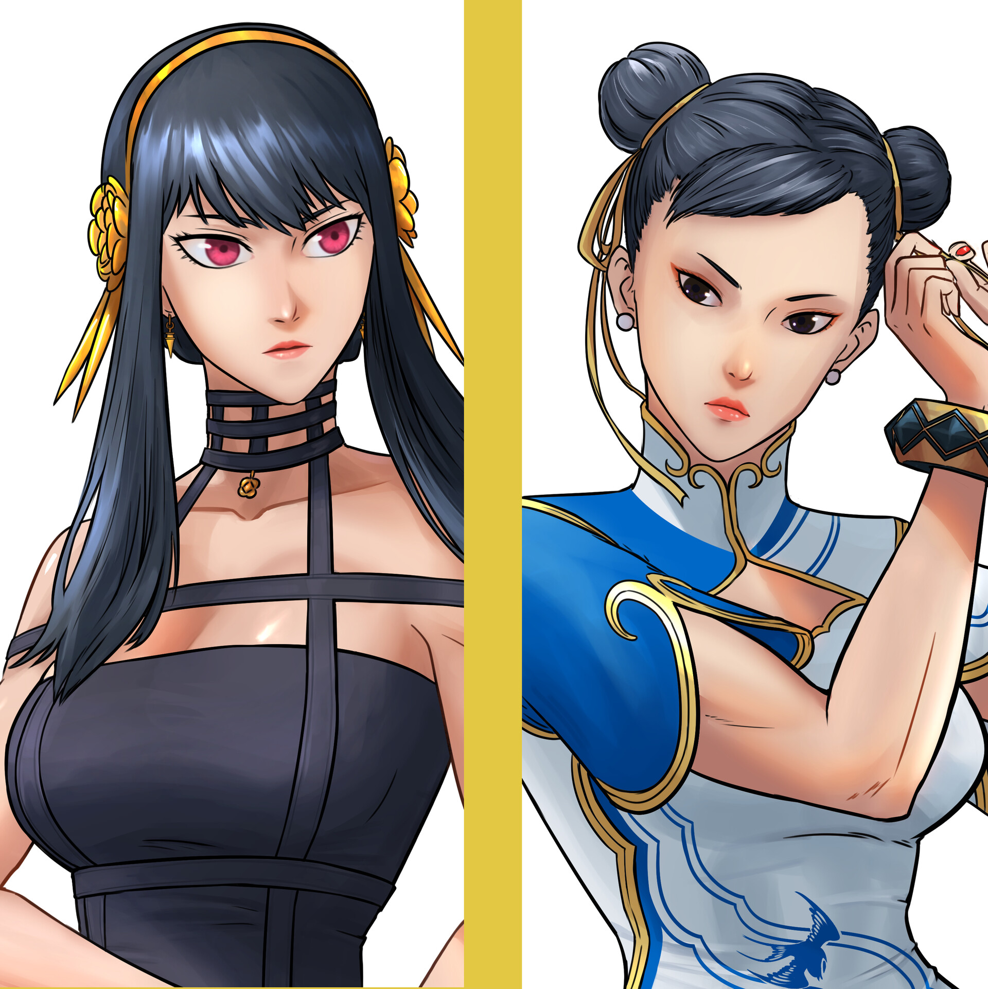 ArtStation - Yor Forger X Chun li
