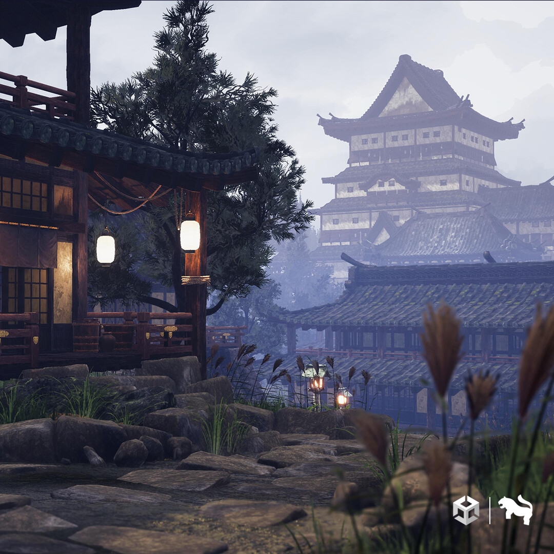 ArtStation - Feudal Japanese Castle Environment Unity Remake
